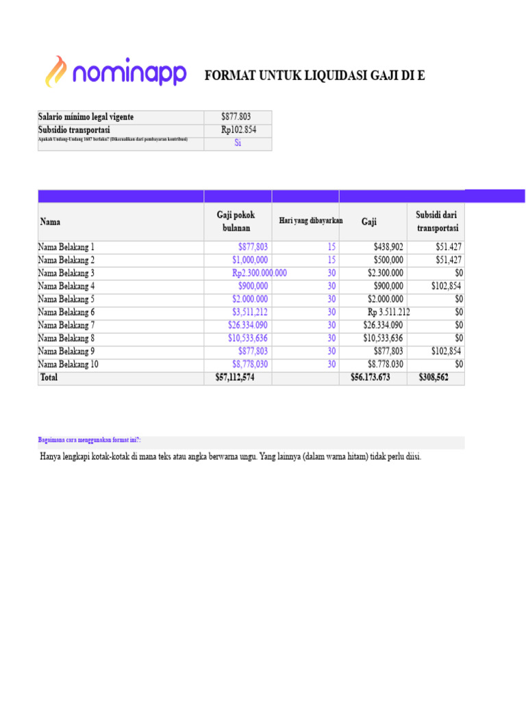 5f715312c718baa3376a4d63_Nominapp-format-gaji-excel | PDF