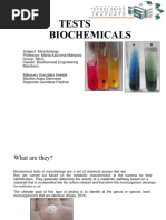 Biochemical Tests for Bacterial Identification | PDF | Catalase | Bacteria