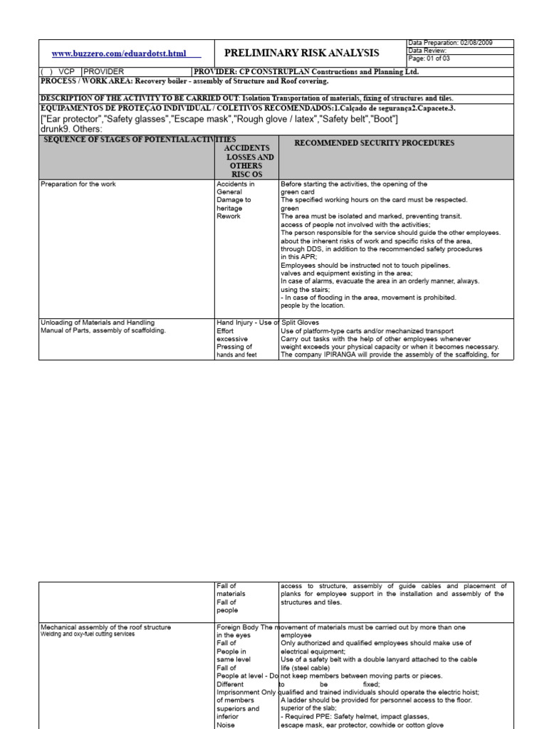 Nr18 Apr Assembly of Metal Structure and Roofing | PDF | Welding ...