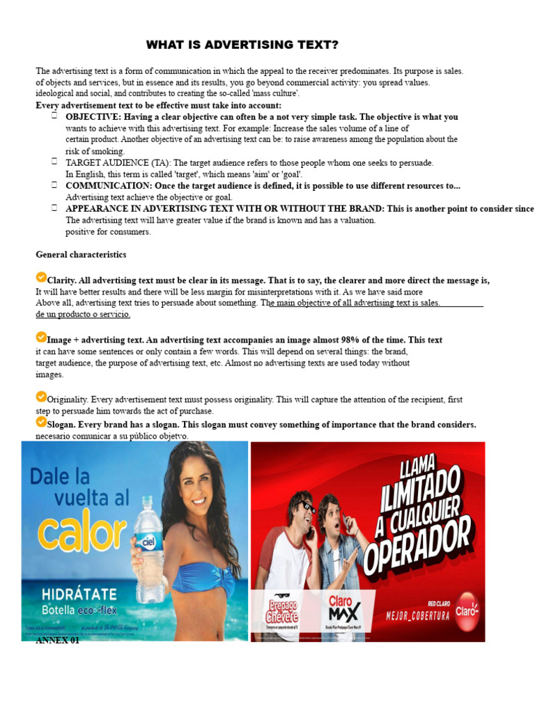 What Is Advertising Text | PDF | Advertising | Brand
