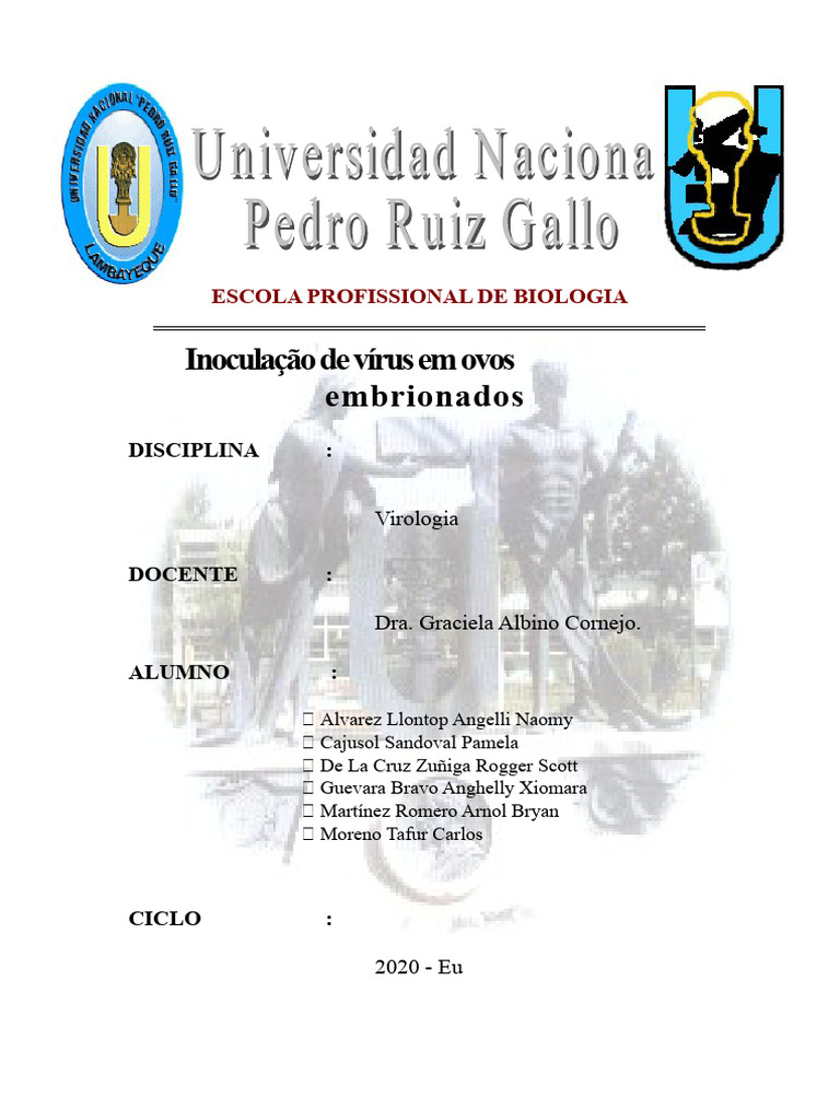 Inoculação de Vírus em Ovos Embrionados | PDF | Vírus | Ovo
