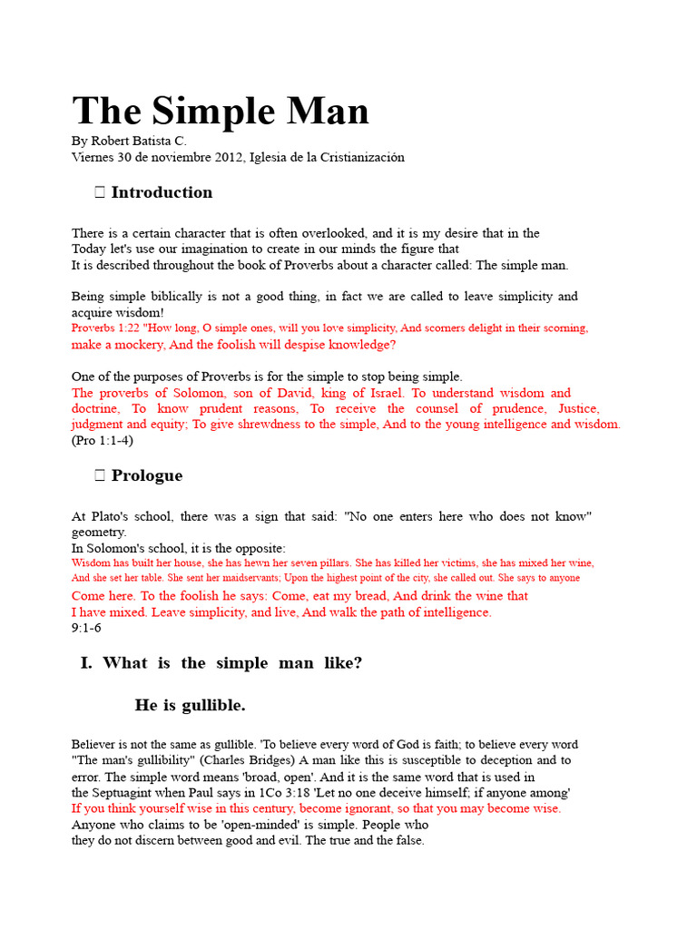 The Simple Man | PDF | Rebecca