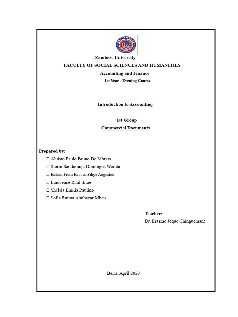 Commercial Documents (Updated) | PDF | Invoice | Receipt