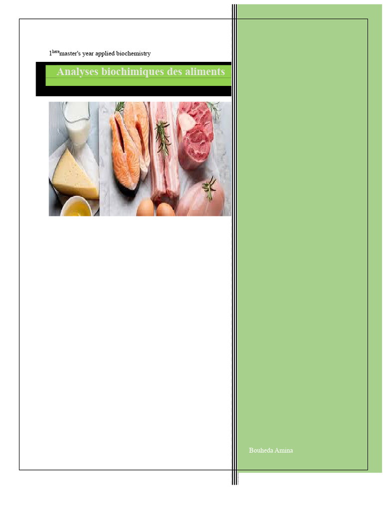 Biochemical Food Analysis Techniques | PDF | Detection Limit | Vitamin