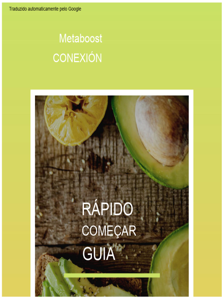 Guia de Início Rápido do MetaBoost | PDF