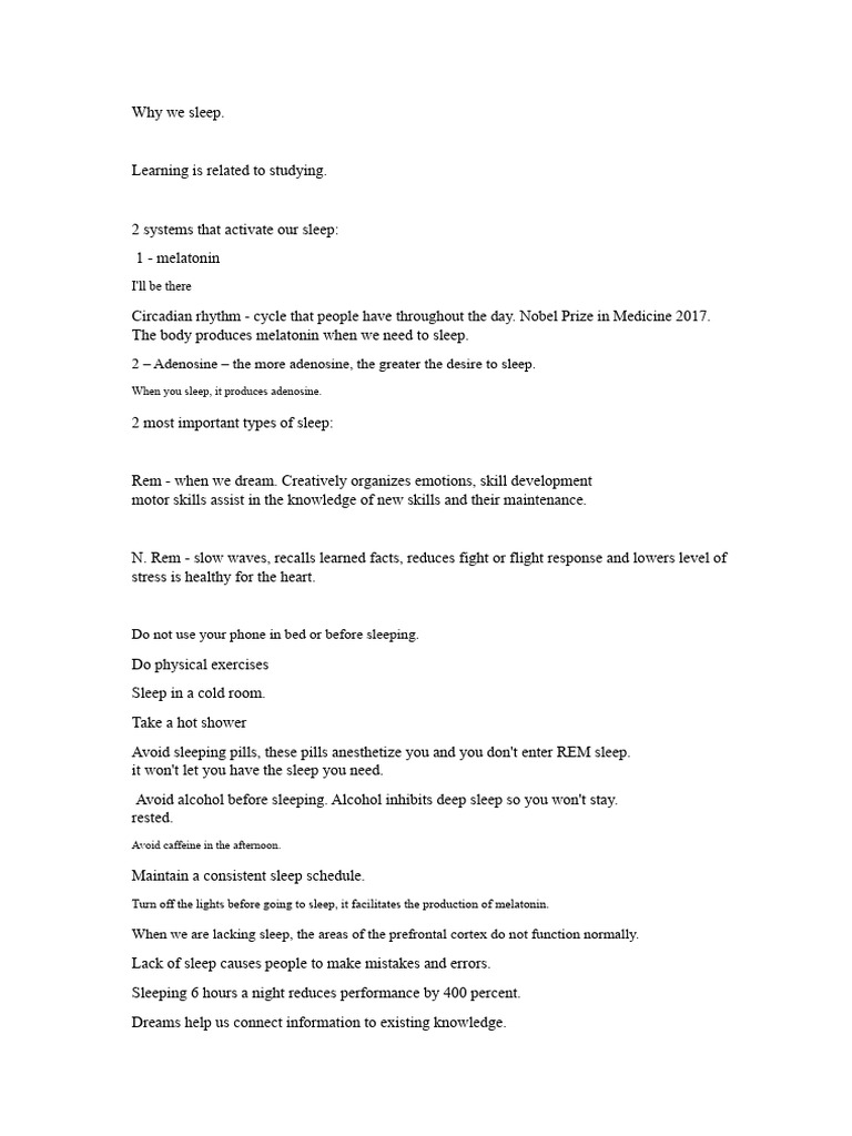Why We Sleep - Matthew Walker | PDF