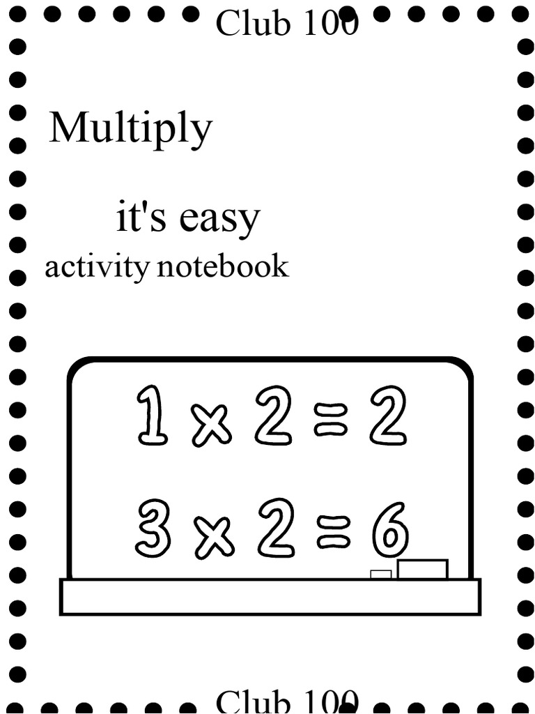 Club 100 Multiplication Activity Guide | PDF | Multiplication