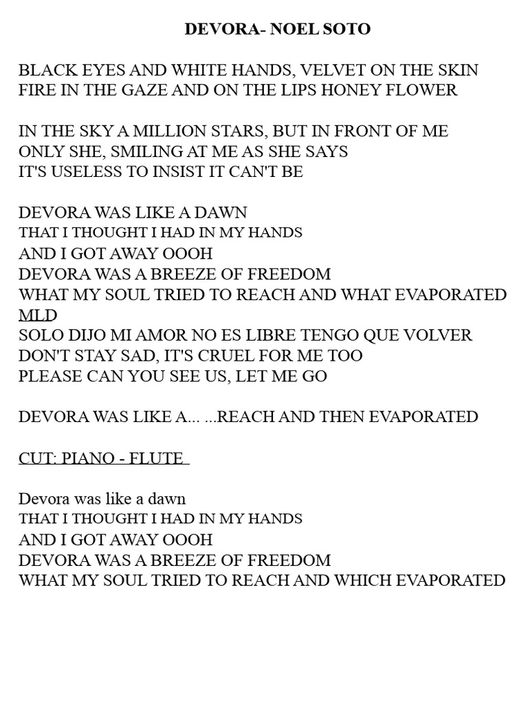 DEBORAH - NOEL SOTO.docx | PDF