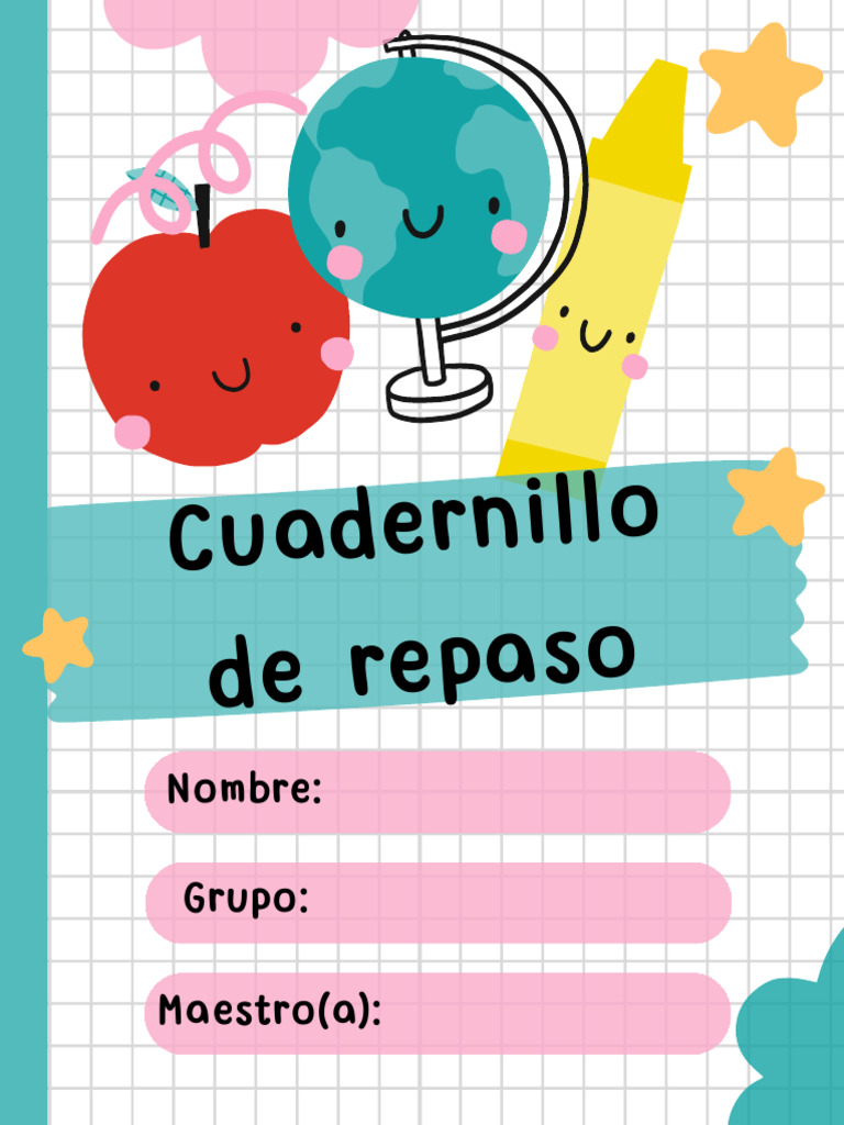 Portada Cuaderno Carátula de Lectura y Libro para La Materia o ...