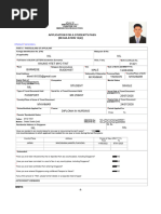 Sample Singapore Visa Form 14A | PDF | Travel Visa | Passport