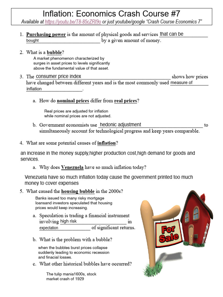 Crash Course Economics 7 Inflation (Correct) | PDF