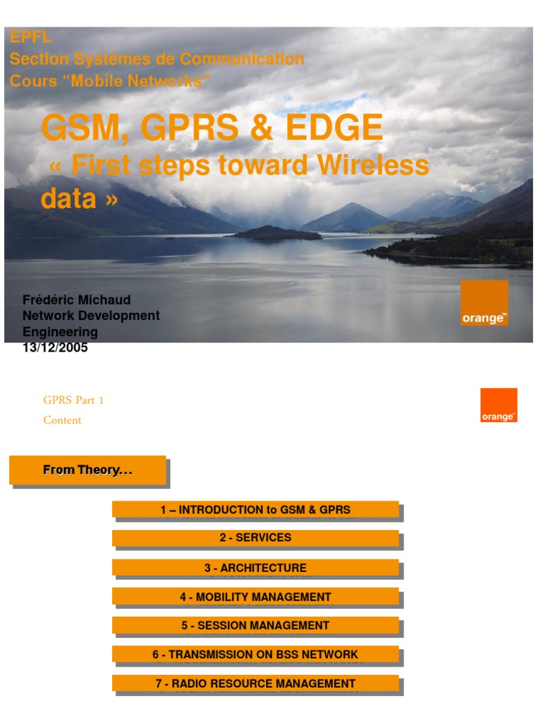 2.5 GPRS Edge | PDF | General Packet Radio Service | Data Transmission