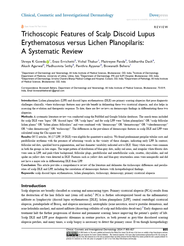 Trichoscopic_Features_of_Scalp_Discoid_Lupus_Eryth | PDF | Medical ...