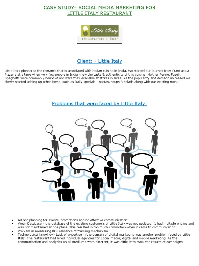 Case Study - Social Media Marketing | PDF | Social Media | Popular ...