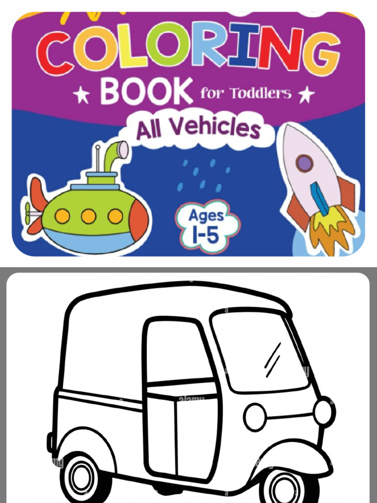 New Vehicles Coloring Book | PDF