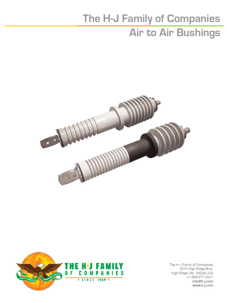 Air To Air Bushings | PDF | Manufactured Goods | Electrical Components