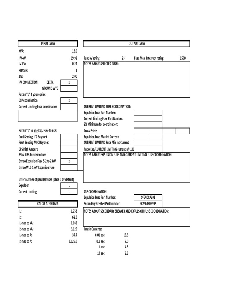Fuse Coordination and Ratings Overview | PDF | Fuse (Electrical ...