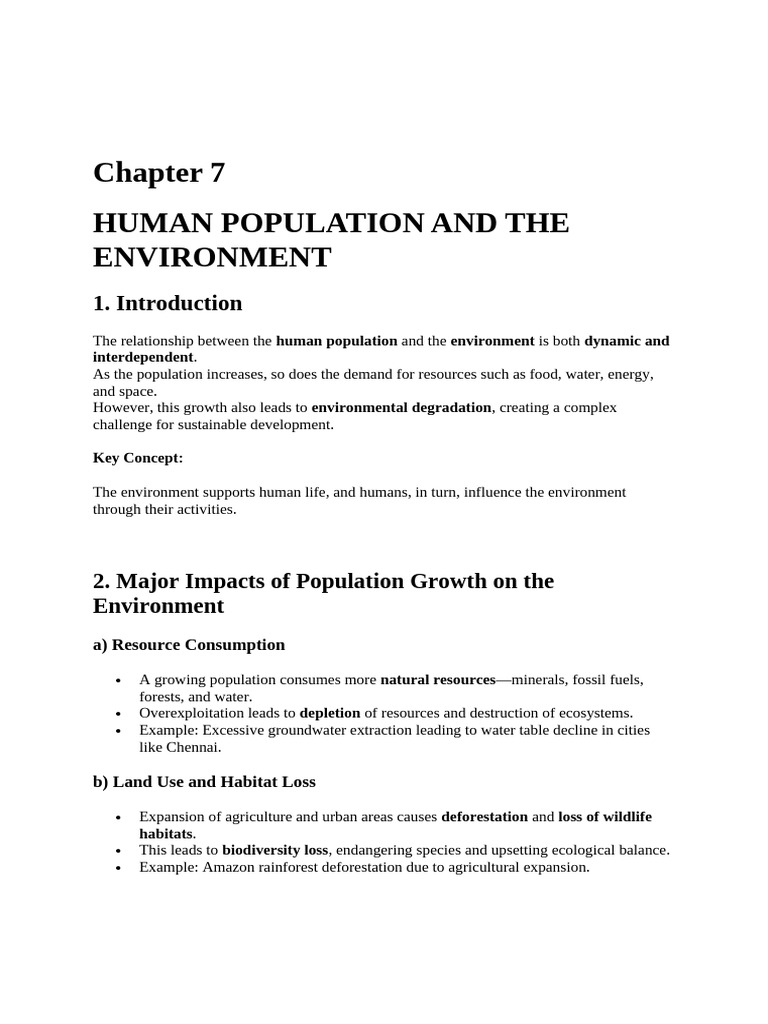 Chapter 7 Human Population | PDF | Cost Of Living | Hiv/Aids