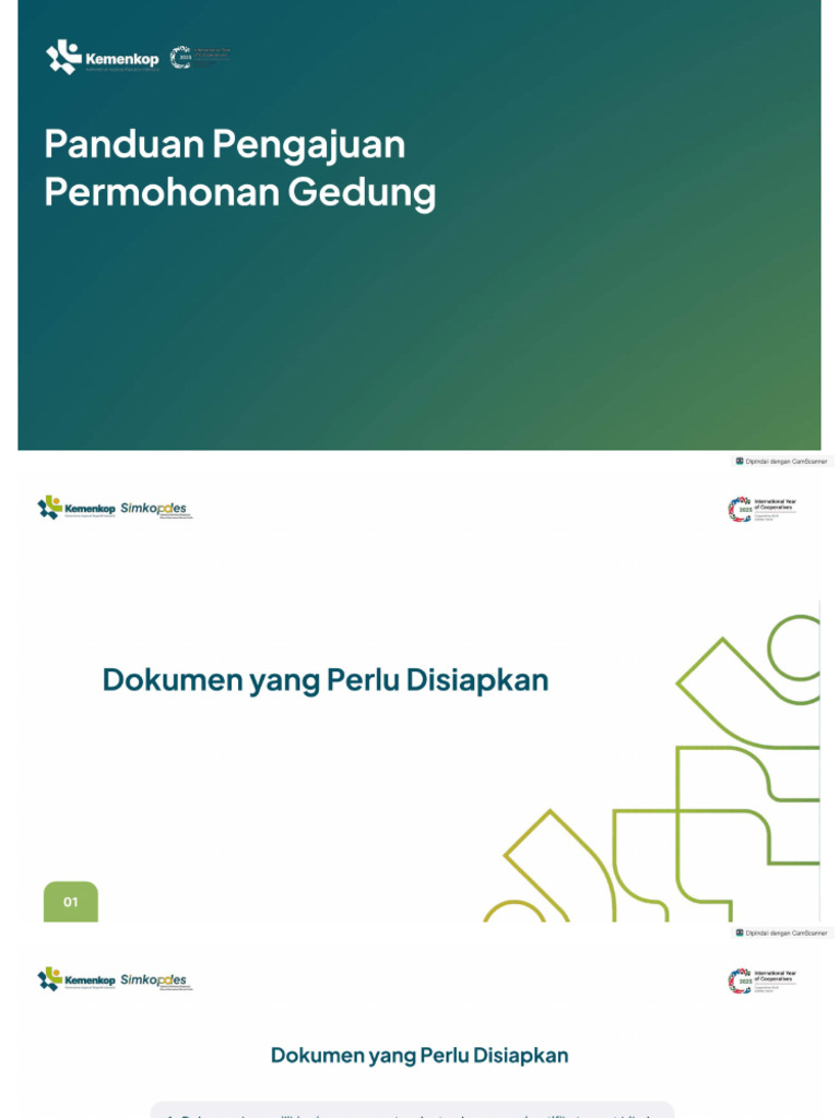 Panduan Pengajuan Gedung - Compressed | PDF