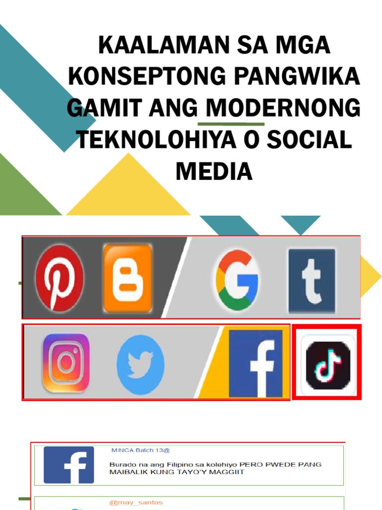 Konseptong Pangwika Modernong Teknolohiya | PDF