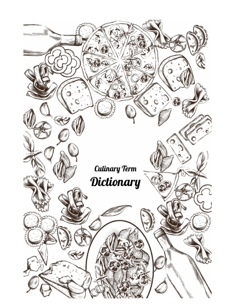 Culinary Terms Dictionary | PDF | Baking | Sauce