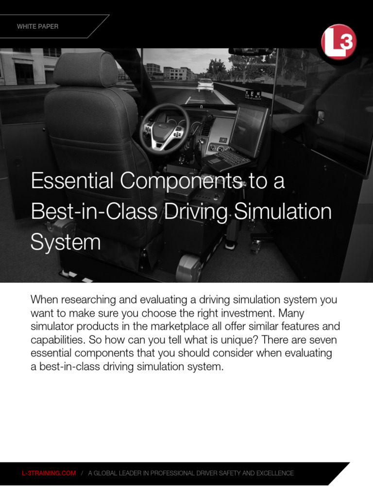 Best Driving Simulation System Guide | PDF | Simulation | Truck