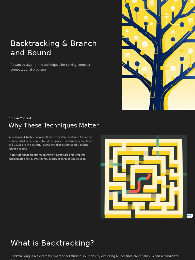 Backtracking and Branch and Bound | PDF | Mathematical Optimization ...