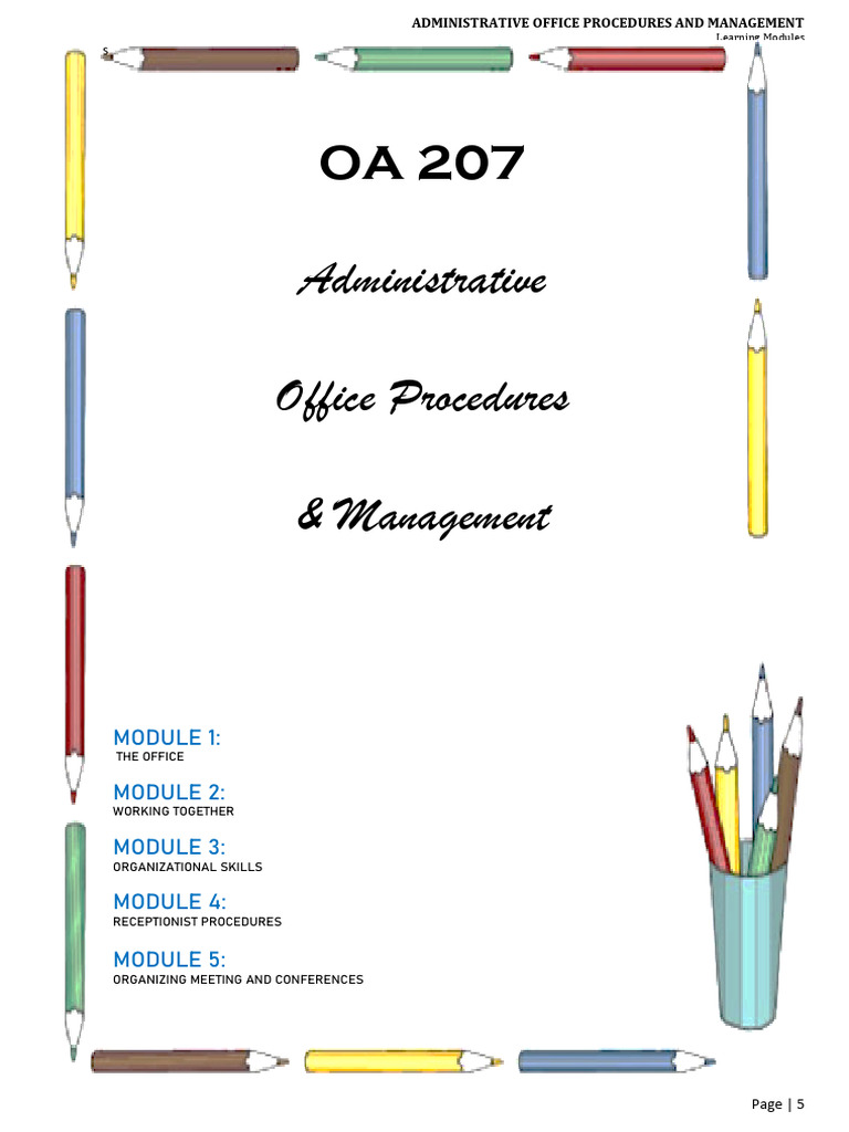 Office Procedures & Management Guide | PDF | Corporations | Secretary