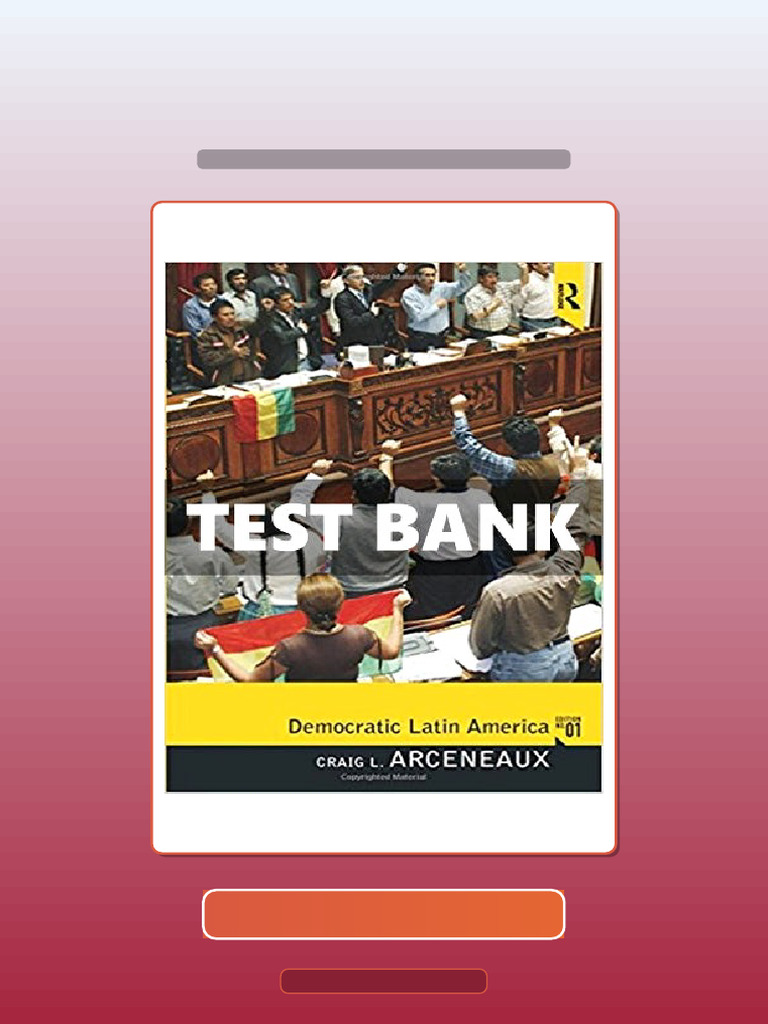 Democratic Latin America 1 Ed Arceneaux eBook and TestBank Bundle | PDF ...