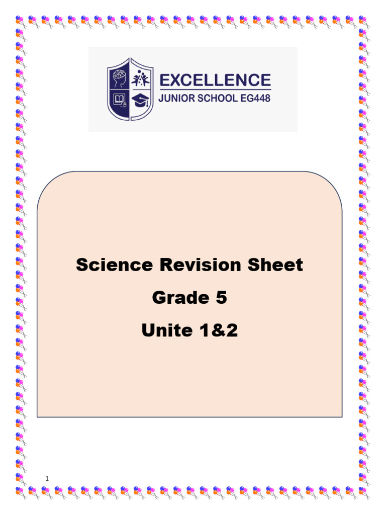 Grade 5 Science Revision: Plants & Sound | PDF | Seed | Flowers