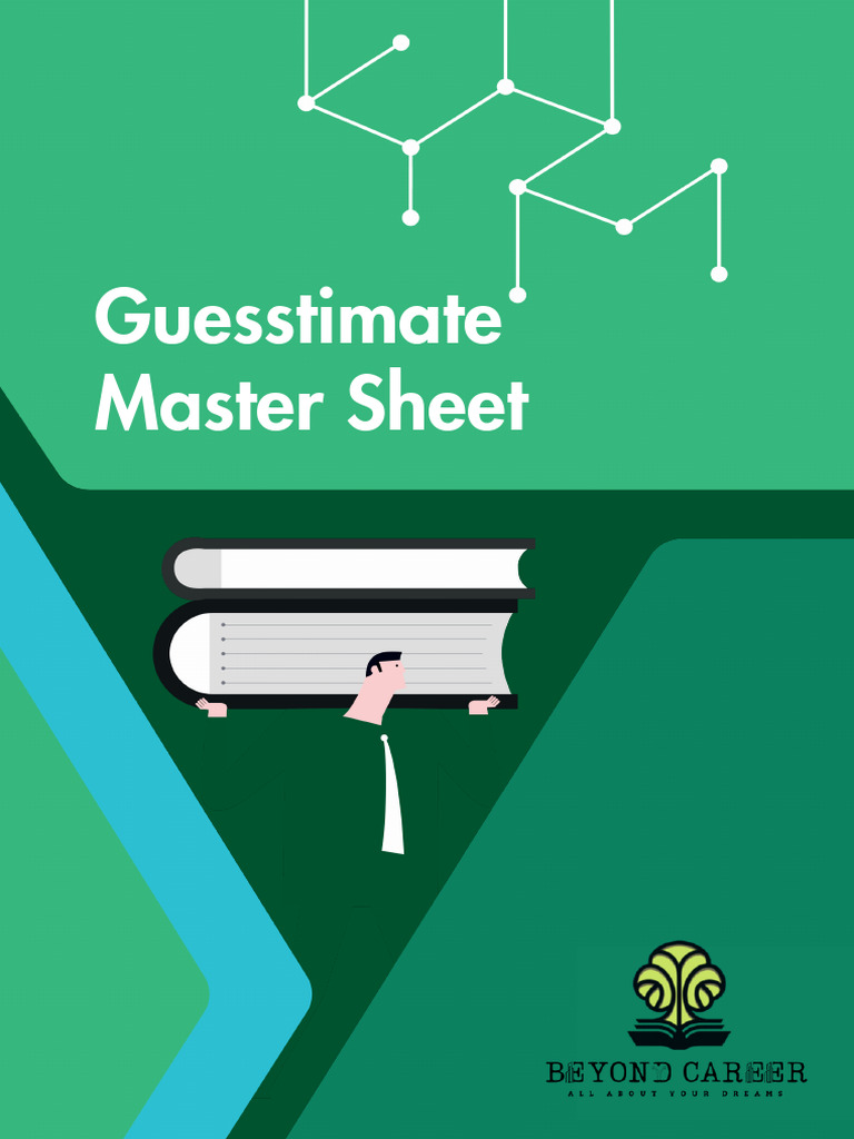Guesstimate Master Sheet | PDF