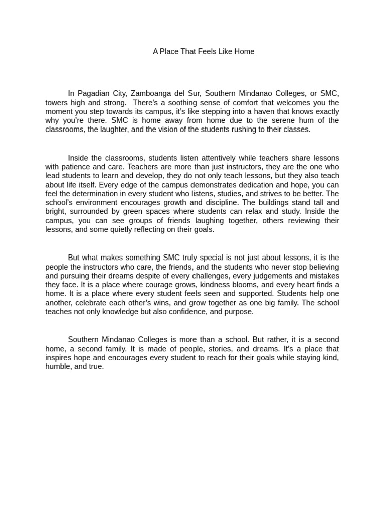 Descriptive Essay Ni Jo | PDF