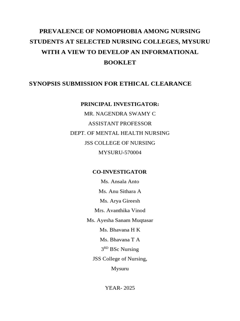 NOMOPHOBIA RESEARCH 2025 | PDF