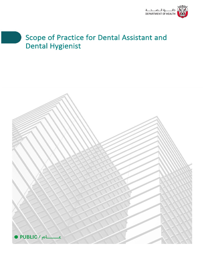 Dental Assistant & Hygienist Practice Scope | PDF | Dental Hygienist ...