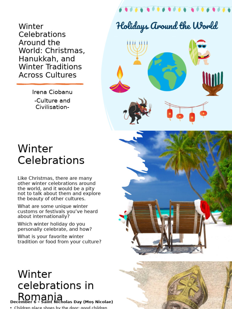 Winter Celebrations Around The World Christmas, Hanukkah, and Winter ...