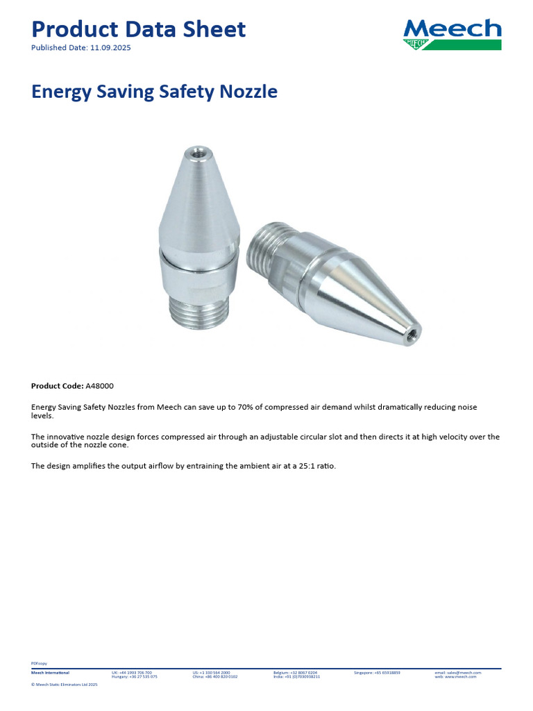 Energy Efficient Safety Nozzle Design | PDF | Mechanical Engineering