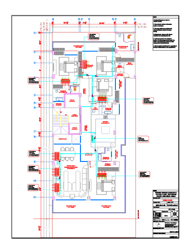 1057 Third Floor Drawing | PDF