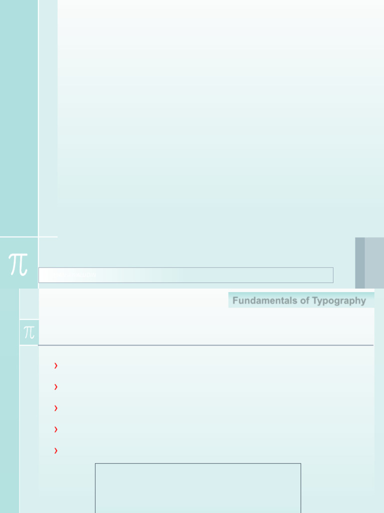 Typography Fundamentals Guide | PDF | Typography | Typefaces