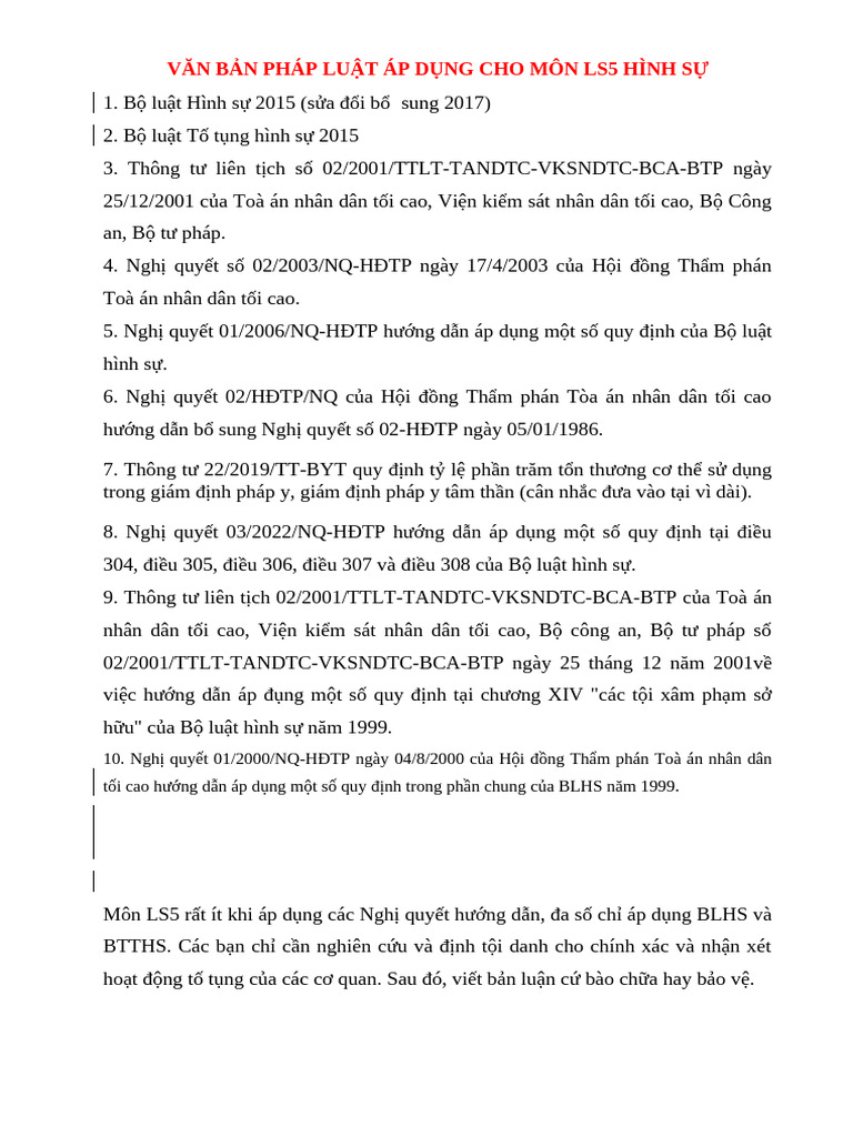LS5.List Danh M C VBPL | PDF