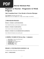 Leon Kennedy 3-Month Workout Plan | PDF | Meal | Kettlebell