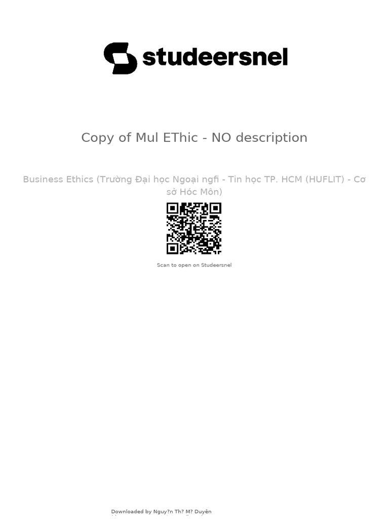 Business Ethics Overview and Concepts | PDF | Business Ethics ...