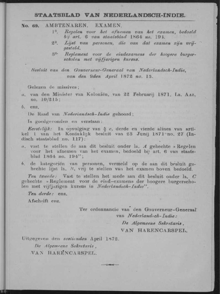 Staatsblad Van Nederlandsch-Indie | PDF