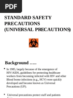 Universal Precautions in Infection Control | PDF | Hand Washing | Hygiene