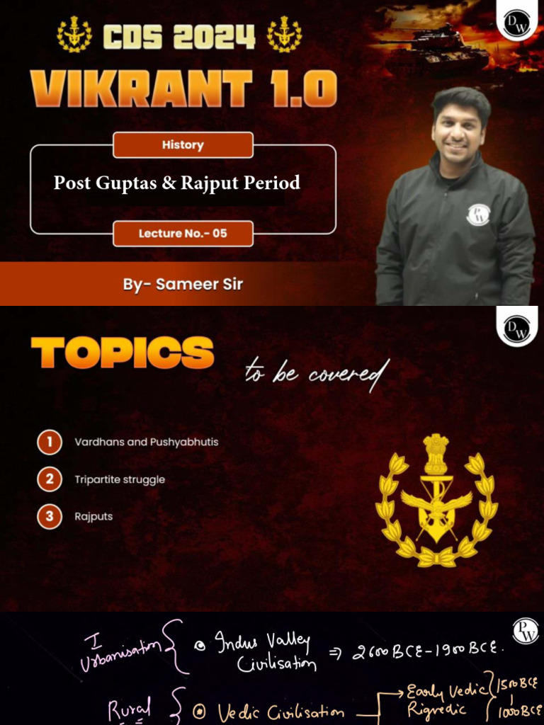 History 05 - Class Notes (History) | PDF