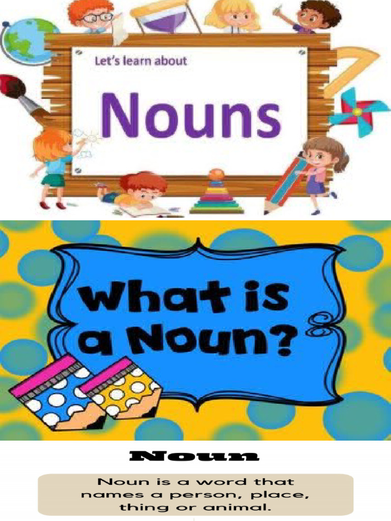 Noun Grade 1 | PDF
