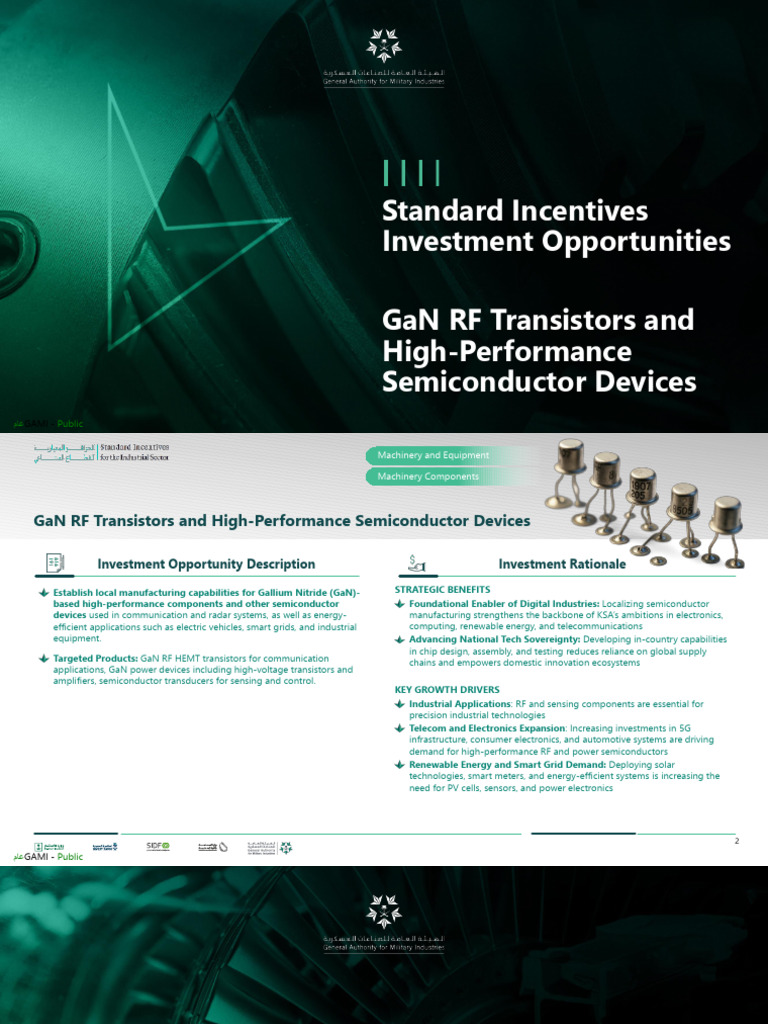 GaN RF Transistors and High-Performance Semiconductor Devices - أجهزة ...