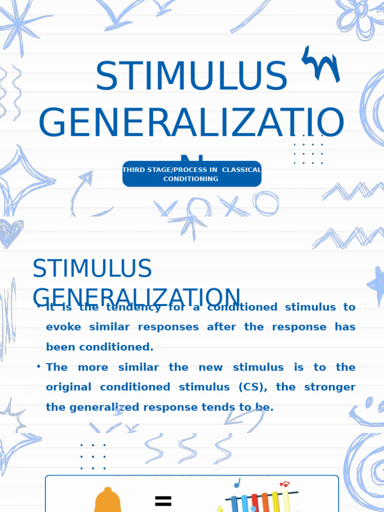 Stimuli Generalization | PDF