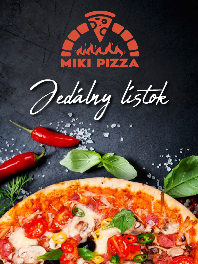 Jedálny A Nápojový Lístok Miki Bar Miki Pizza 2025 | PDF