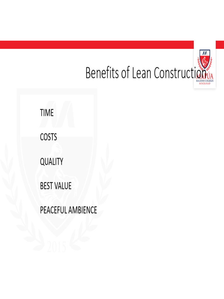 Lean Construction Week 2 Week 3 | PDF | Lean Manufacturing | Production ...