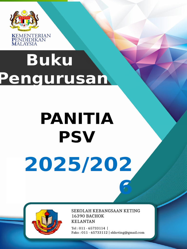 Buku Pengurusan Panitia PSV 2025-2026 | PDF